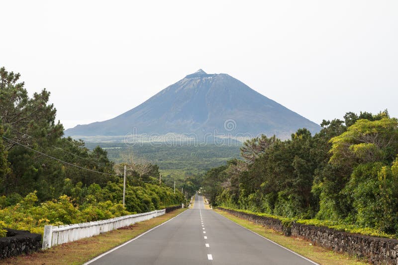 Berg, Pico Island, Azoren stockfoto. Bild von insel - 112966046