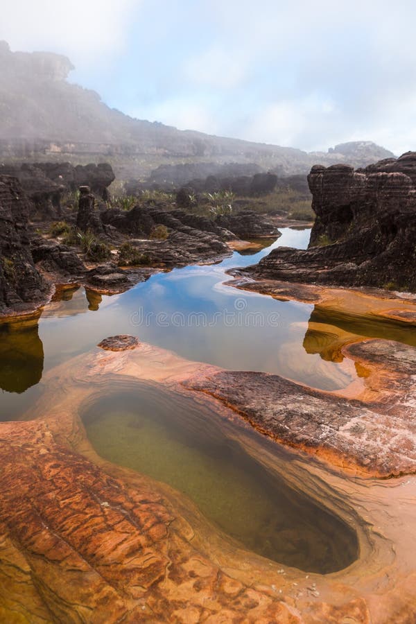Berg Roraima Sun stockfoto. Bild von landschaft, guyana - 103149916