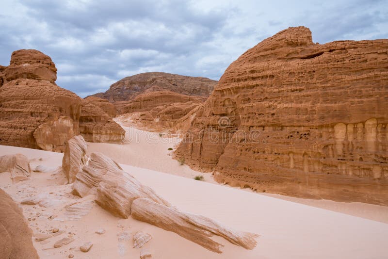 Berg in De Sinaaswoestijn - Egypte Stock Afbeelding - Image of mooi ...
