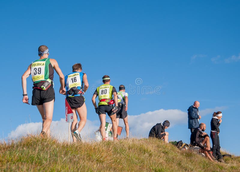 Mountain race editorial image. Image of mountain, competition - 124822875