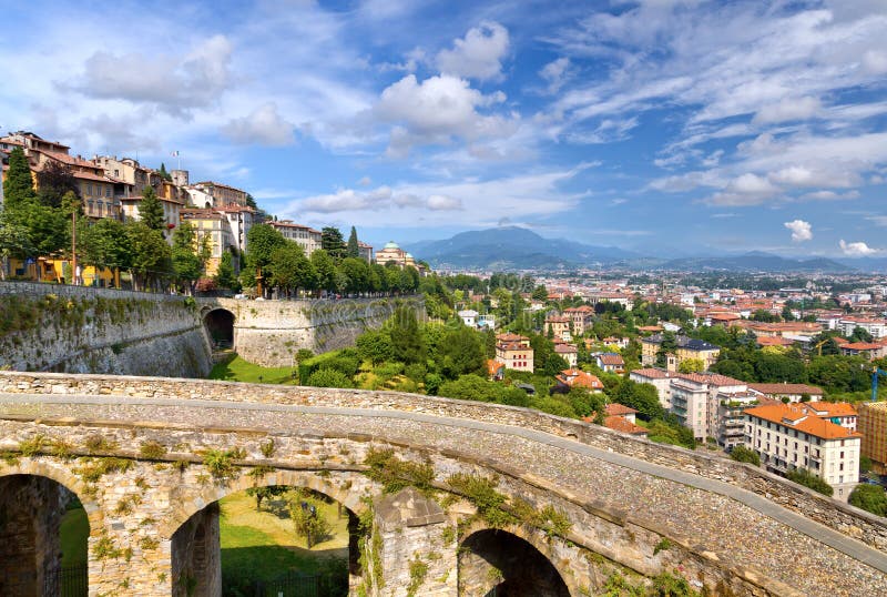 Bergamo, Lombardy, Italy stock image. Image of center - 37957271