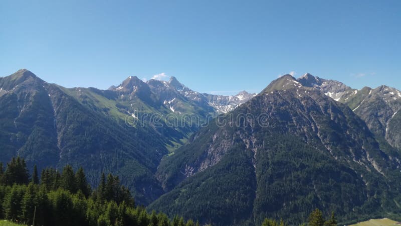 Berge stock image. Image of massif, highland, tirol, ridge - 98220379