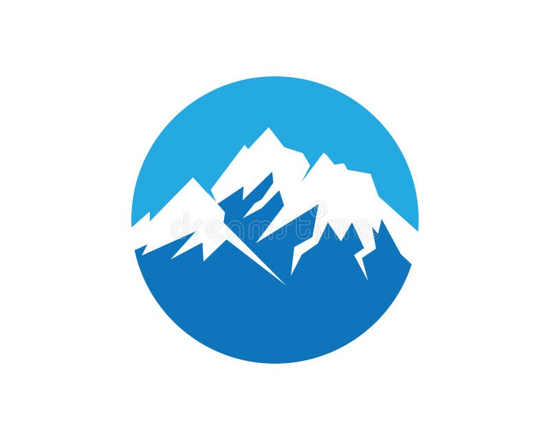 Berge Logo Template vektor abbildung. Illustration von landschaft ...