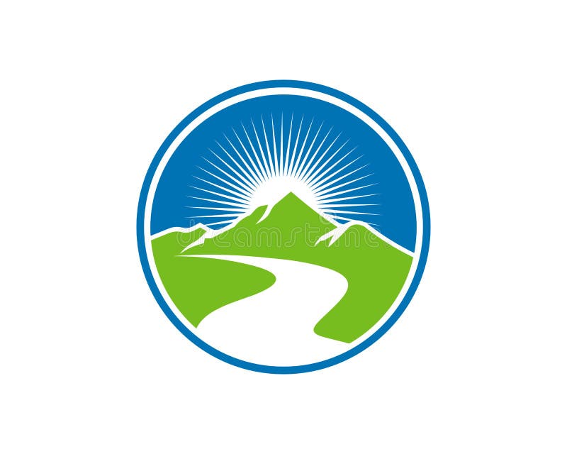 Berge Logo Template Vector stock abbildung. Illustration von firma ...