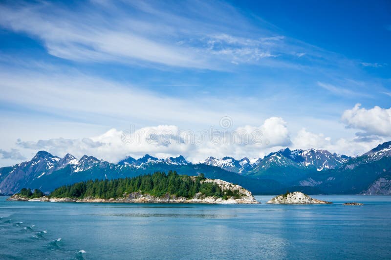 Panorama Van Bergen in Alaska, Verenigde Staten Stock Afbeelding ...