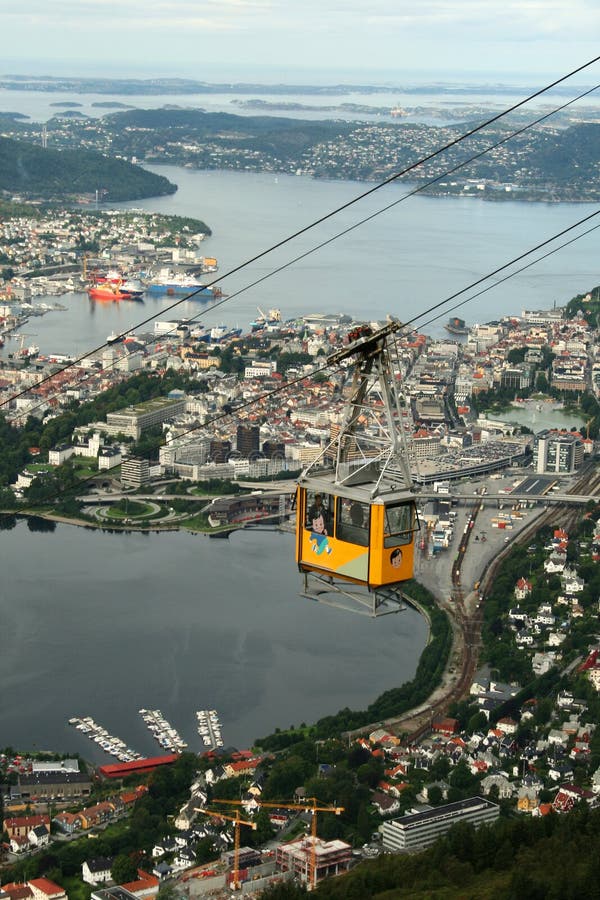 Bergen city in Norway stock image. Image of night, bergen - 22455413