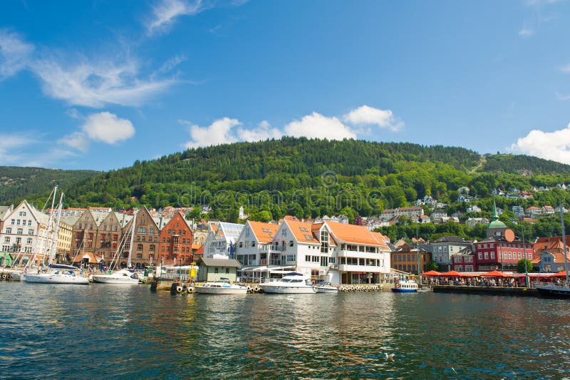Bergen city stock image. Image of countries, cityscape - 25832351