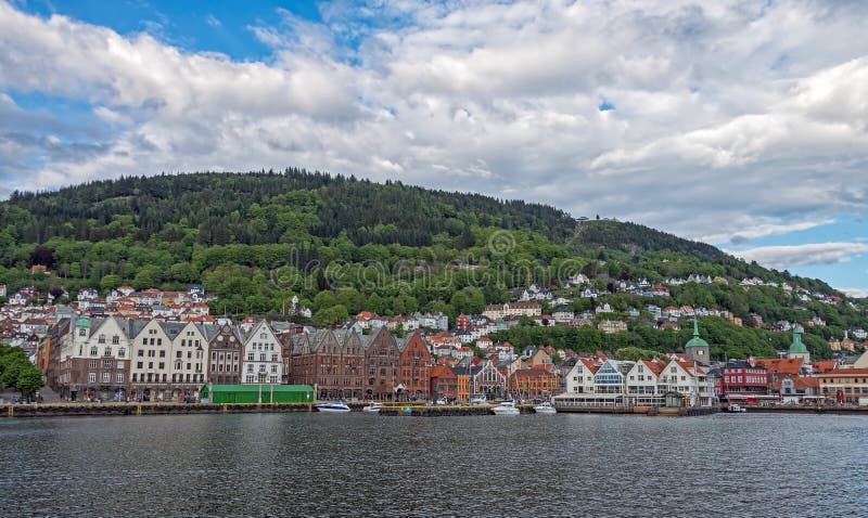 Bergen city. editorial stock photo. Image of bergen, scandinavia - 85966228