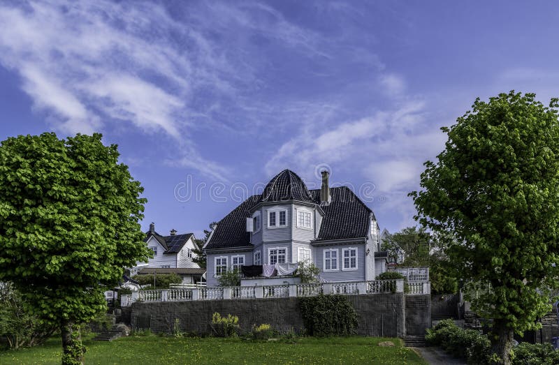 Bergen House Home in the Center, Norway Stock Image - Image of panorama ...