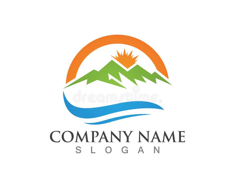 Bergen Logo Template vector illustratie. Illustration of modern - 120279891