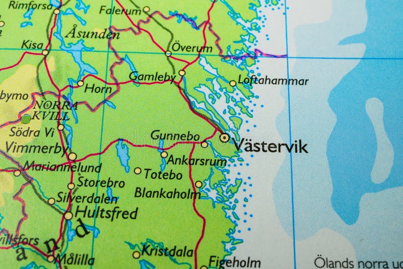 Bergen Norway Map with Major Landmarks.. Stock Image - Image of cities ...