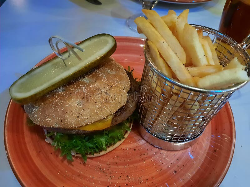 Berger food snake stock photo. Image of dish, brunch - 208750852