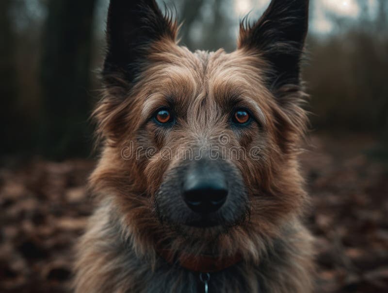 Berger Picard Dog Created with Generative AI Technology Stock ...