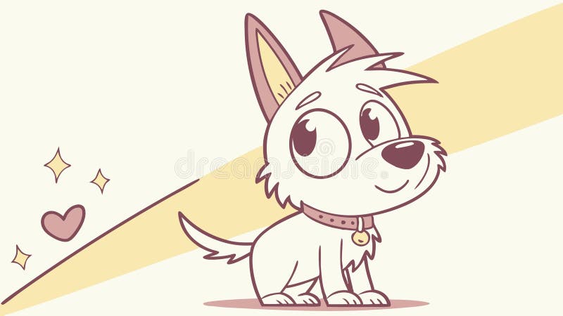 Berger Picard Dog Sullen Cries Ocean Vector Stock Vector - Illustration ...