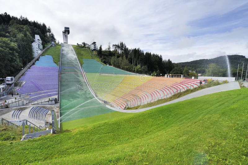 At Bergisel editorial photo. Image of stadium, hill, city - 45654041