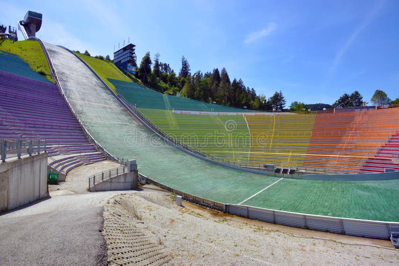The Bergisel Ski Jump Stadium, Austria Editorial Photo - Image of ...