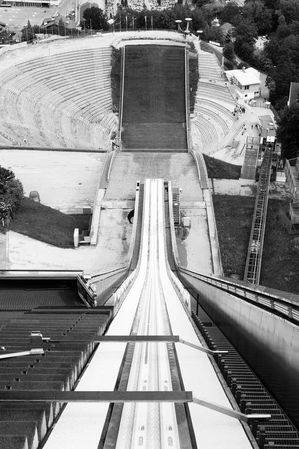 At Bergisel Ski Jumping Ramp Editorial Stock Photo - Image of hill ...