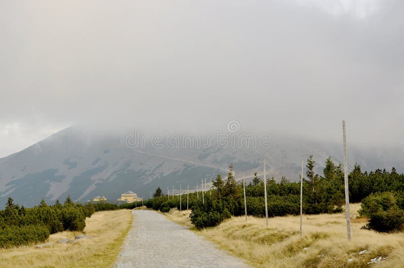 Bergketens van Europa stock afbeelding. Image of licht - 38879177