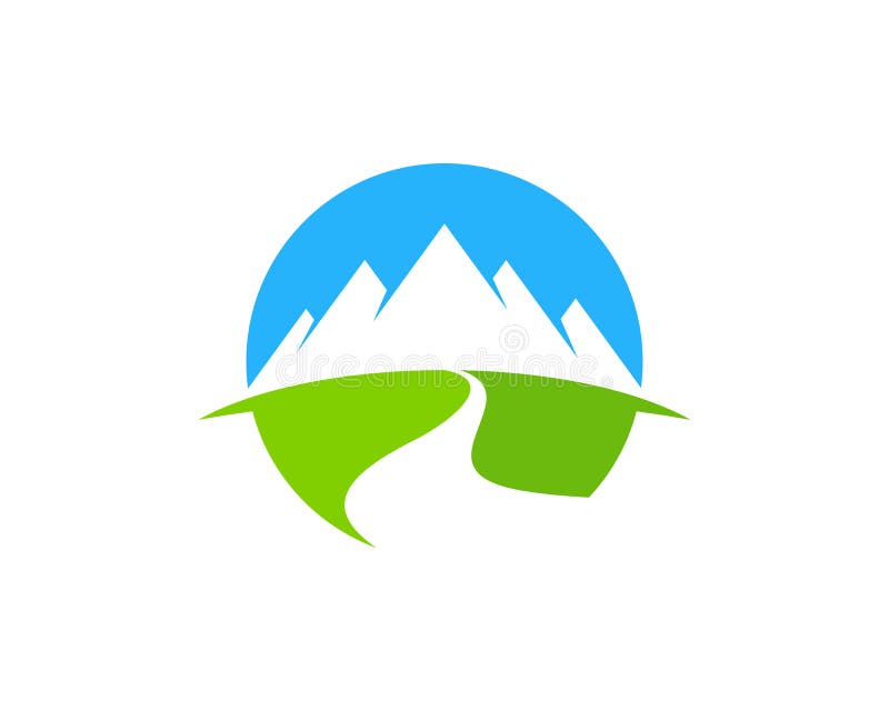 Bergpictogram Logo Design Element Vector Illustratie - Illustration of ...