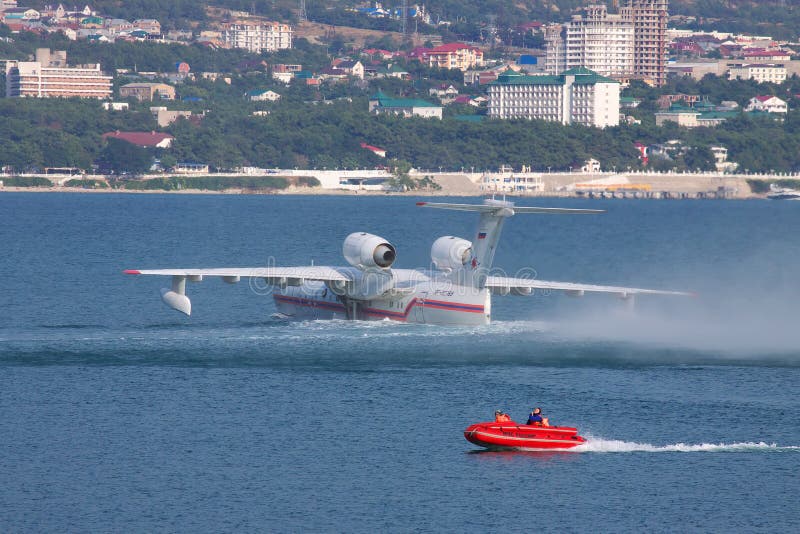 Beriev Be-200 Amfibii Samolot Fotografia Editorial - Obraz złożonej z ...