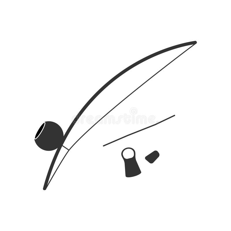 Berimbau, ícone Do Instrumento De Percussão Ilustração do Vetor ...