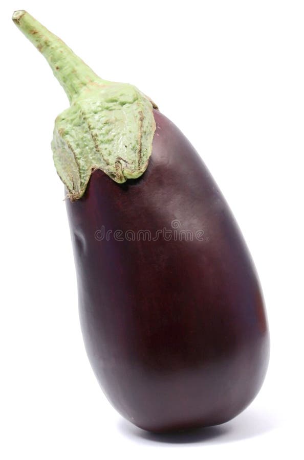 Beringela Isolada No Branco Imagem de Stock - Imagem de vermelho ...
