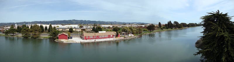 Berkeley Aquatic Park Panoramic Stock Photo - Image of beautiful ...