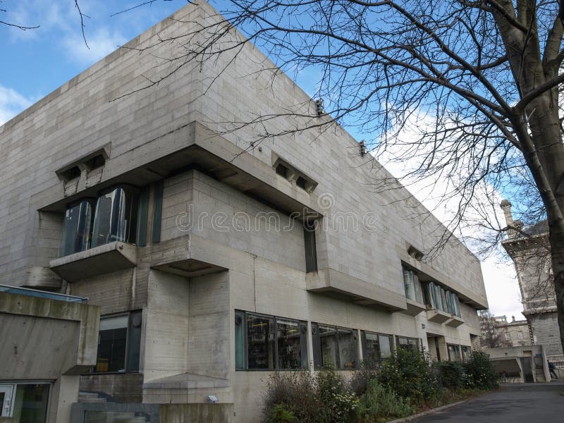 Berkeley Library in Dublin editorial photography. Image of notable ...