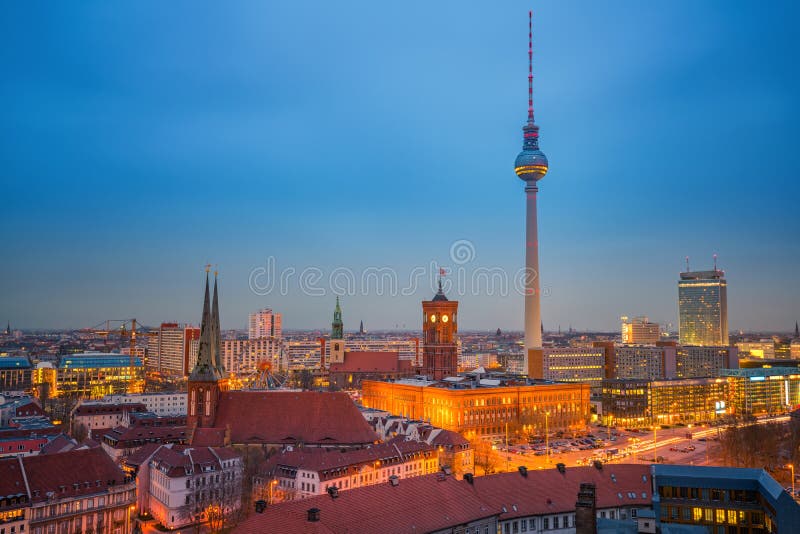Berlin Aerial View, Germany Stock Photo - Image of destination, aerial ...