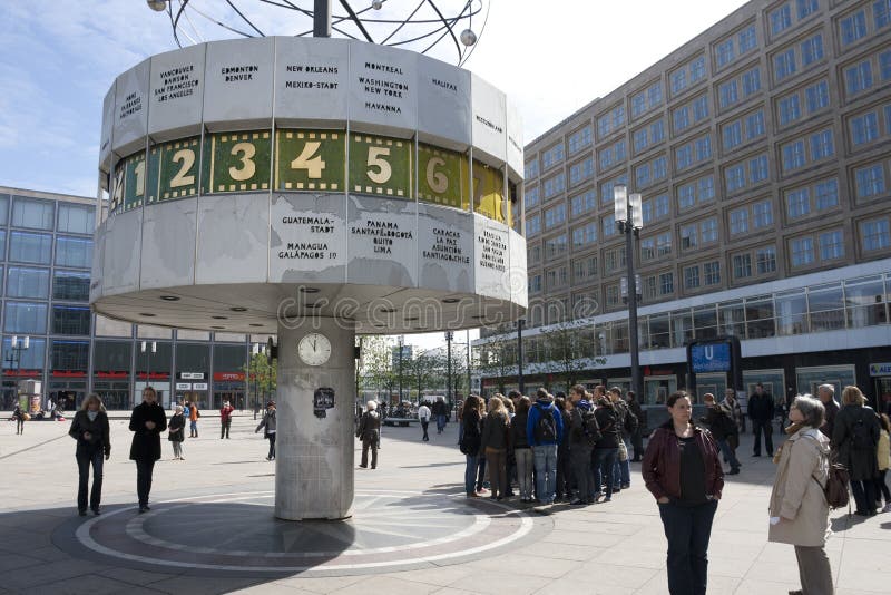 BERLIN - ALEXANDER PLATZ editorial image. Image of rotation - 20110310