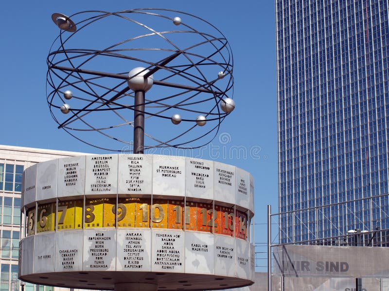 Berlin Alexanderplatz World Clock Editorial Stock Image - Image of ...