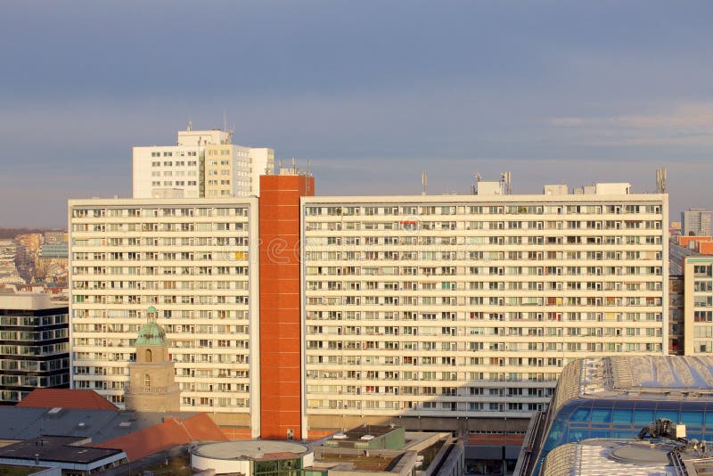 Berlin Communist Apartment Buildings Stock Photo - Image of communist ...