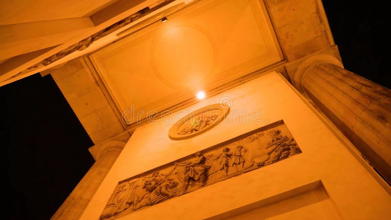 The Berlin Arch View Inside Stock Photo - Image of arch, international ...