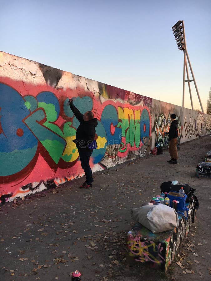 Berlin editorial photography. Image of wall, colorful - 123261552