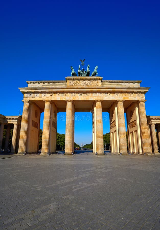 Berlin Brandenburg Gate Brandenburger Tor Stock Foto - Image of ...