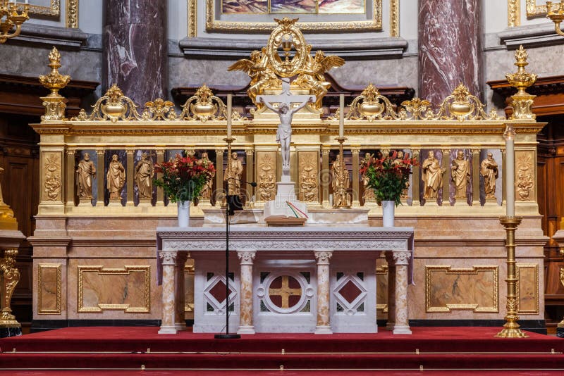 Berlin Cathedral Altar stock image. Image of detail, building - 56809571