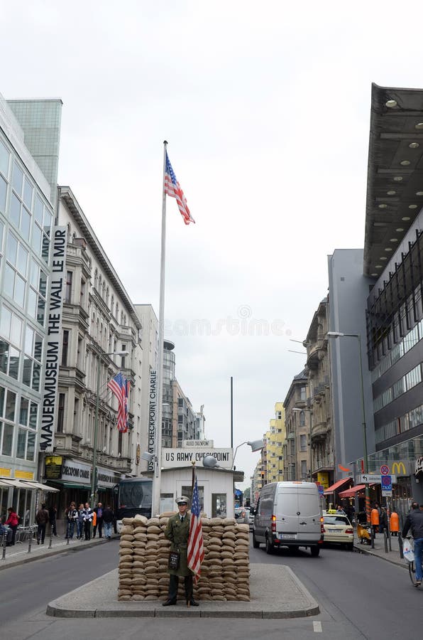Checkpoint Charlie editorial image. Image of tourism - 21138230