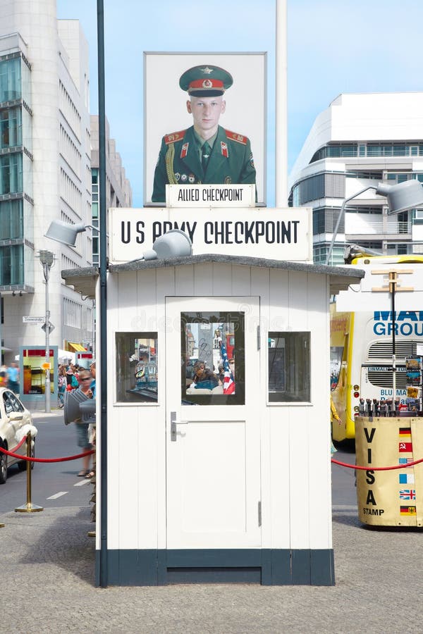 Checkpoint Charlie editorial stock image. Image of memorial - 10782549