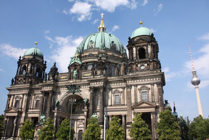 Berlin church stock image. Image of capital, summer, high - 25566173