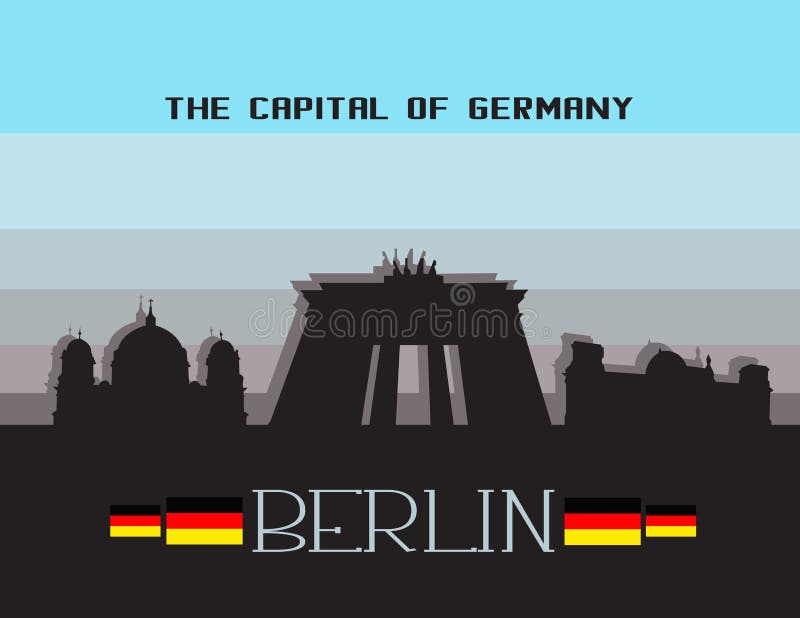 Berlin city infographics stock illustration. Illustration of business ...