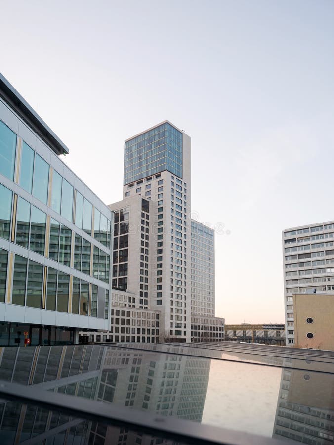 Berlin City Modern Buildings Editorial Image - Image of germany, object ...
