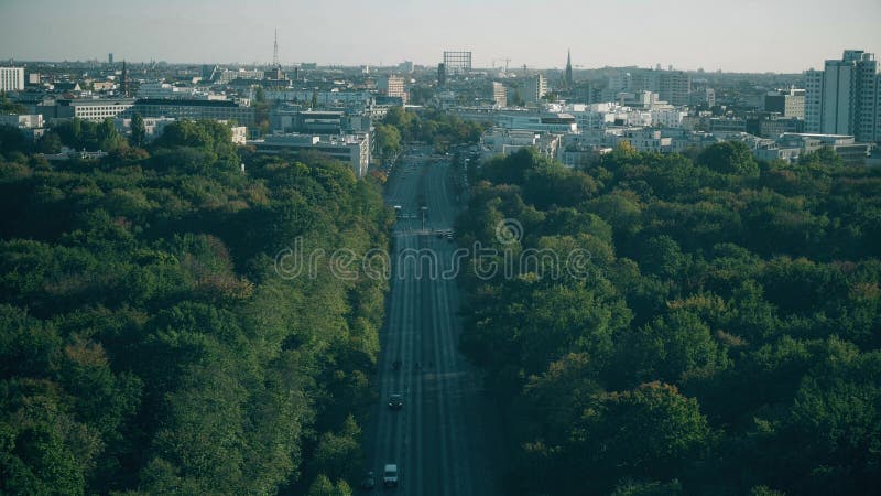 Berlin Cityscape Behind the Tiergarten Park, Germany Stock Photo - Image of germany, urban ...