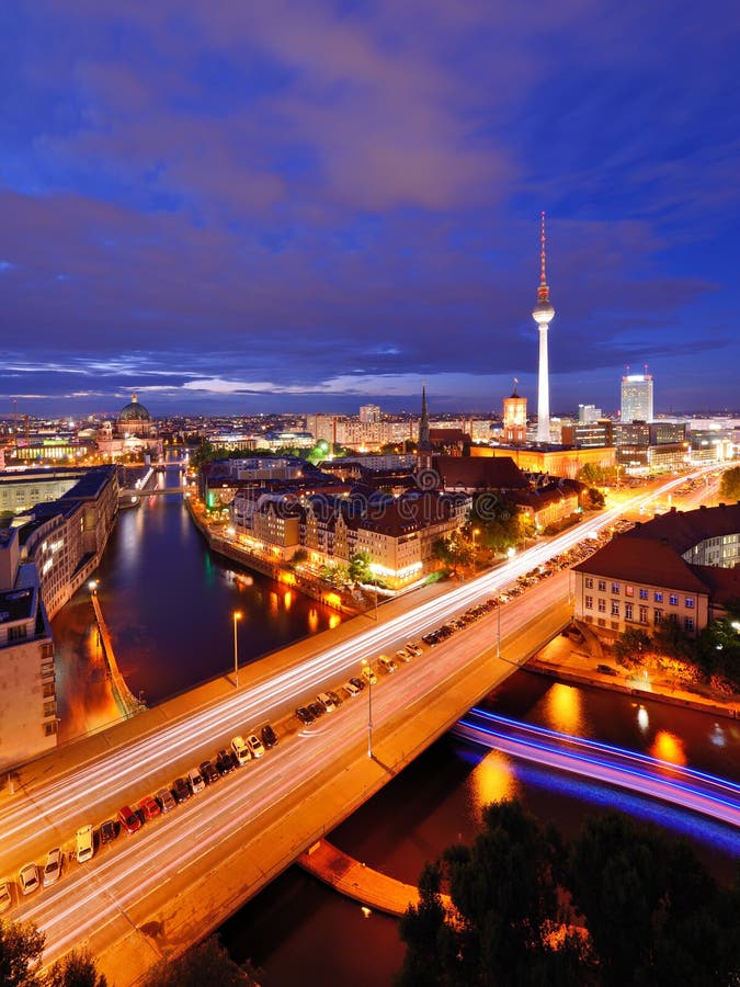 Berlin Cityscape stock photo. Image of europe, long, landmark - 34388218