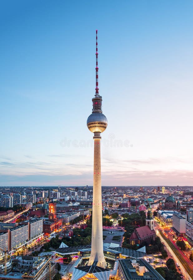 Berlin Cityscape stock photo. Image of europe, long, landmark - 34388218