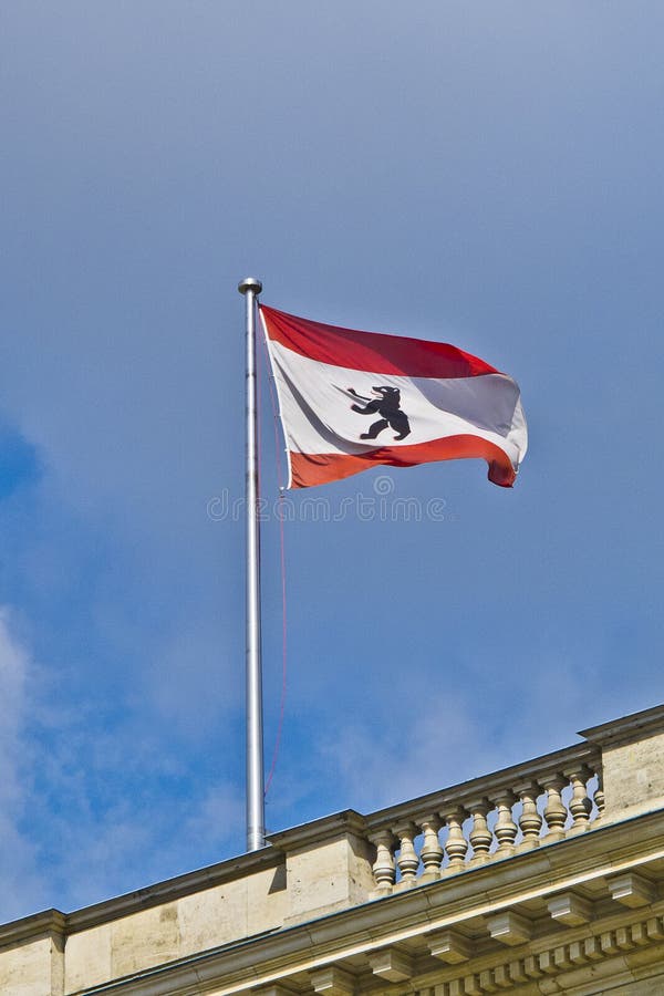Berlin flag stock image. Image of germany, banner, government - 43745939
