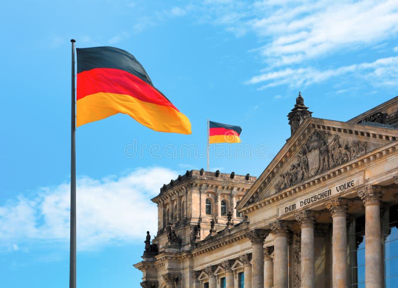 Berlin stock photo. Image of flag, color, country, black - 41376144