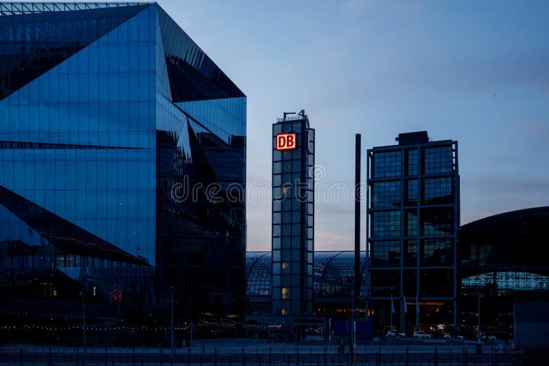 Berlin, Germany - April 1, 2024: Headquarters of German Railways in ...