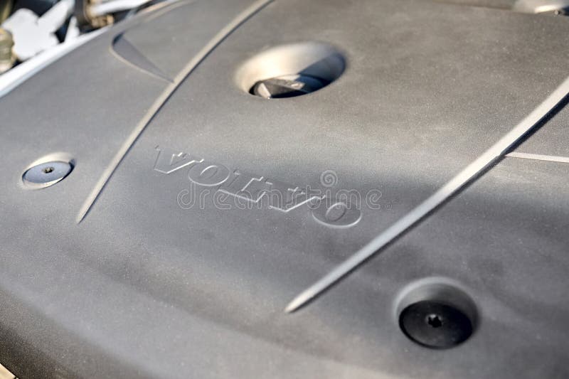 Berlin, Germany - August 20, 2022: Engine Cover in Engine Bay of Third ...