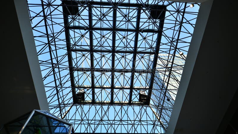 Berlin, Germany. 16 August 2022. Inside the Europa Center Building ...