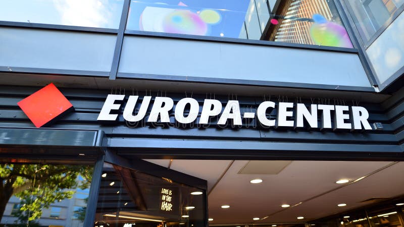 Berlin, Germany. 16 August 2022. Inside the Europa Center Building ...